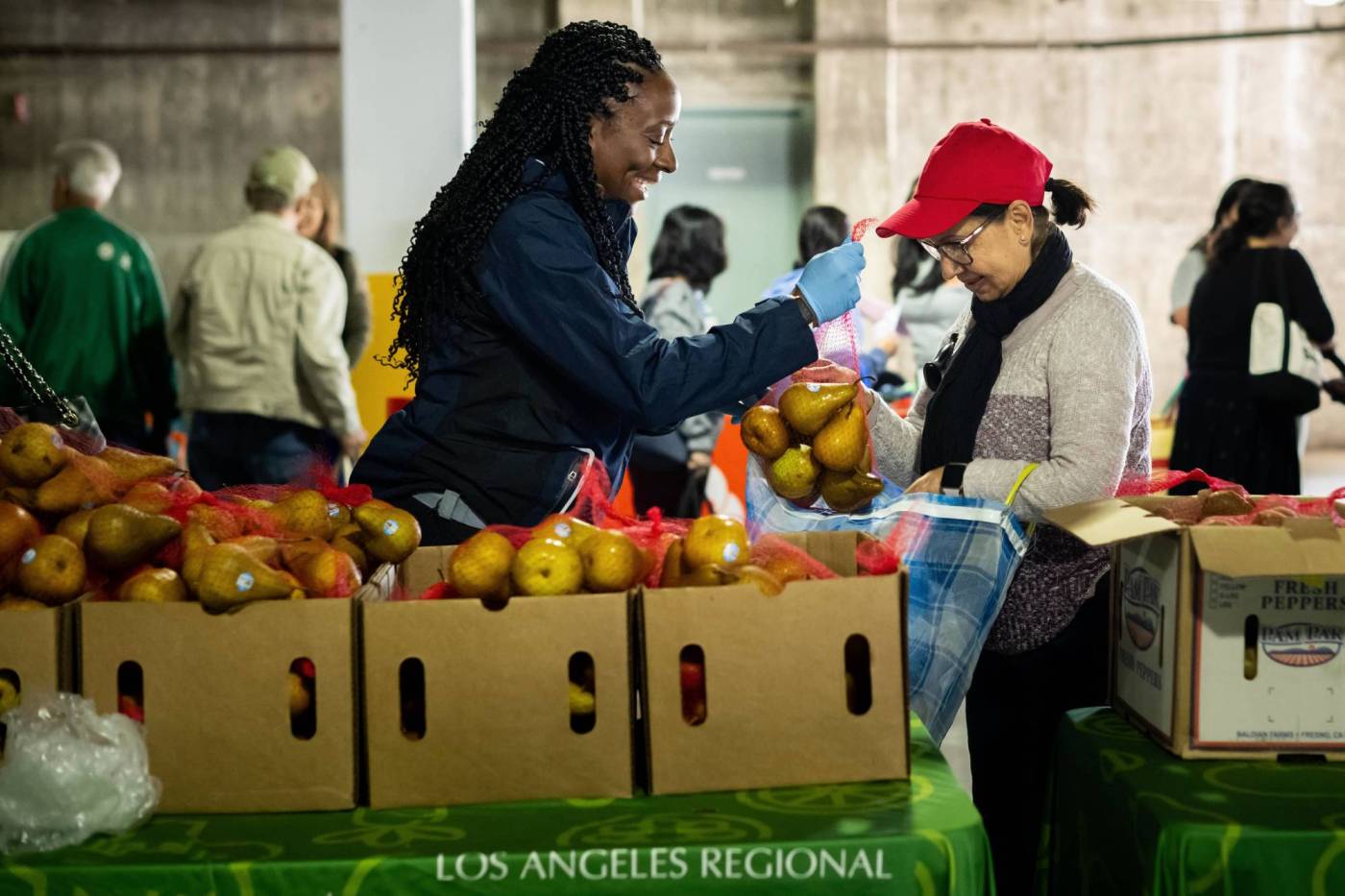 Free produce for all who come to LA County’s fresh produce ...
