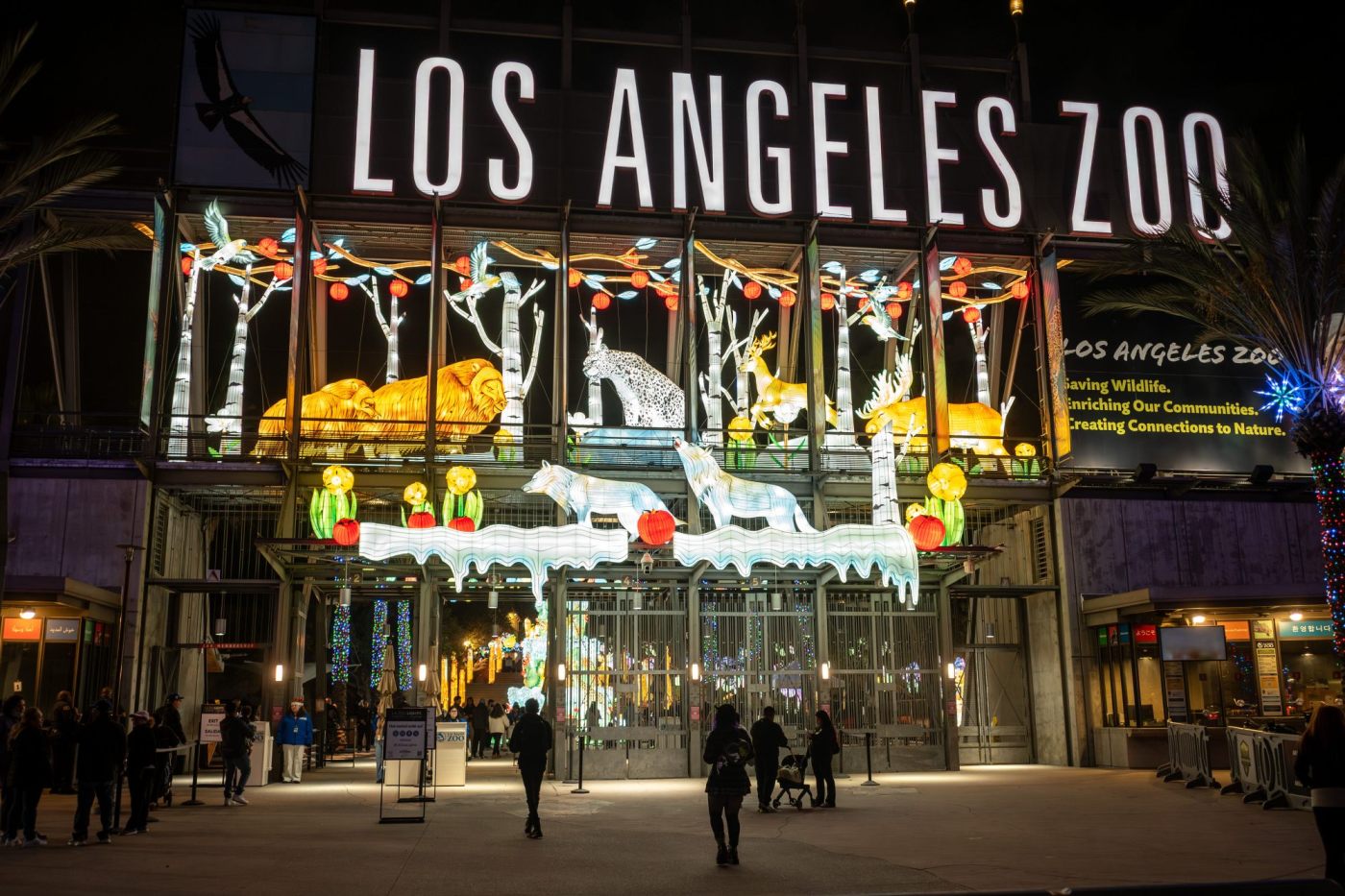 Called the city’s “wildest” holiday tradition, L.A. Zoo Lights: Animals ...